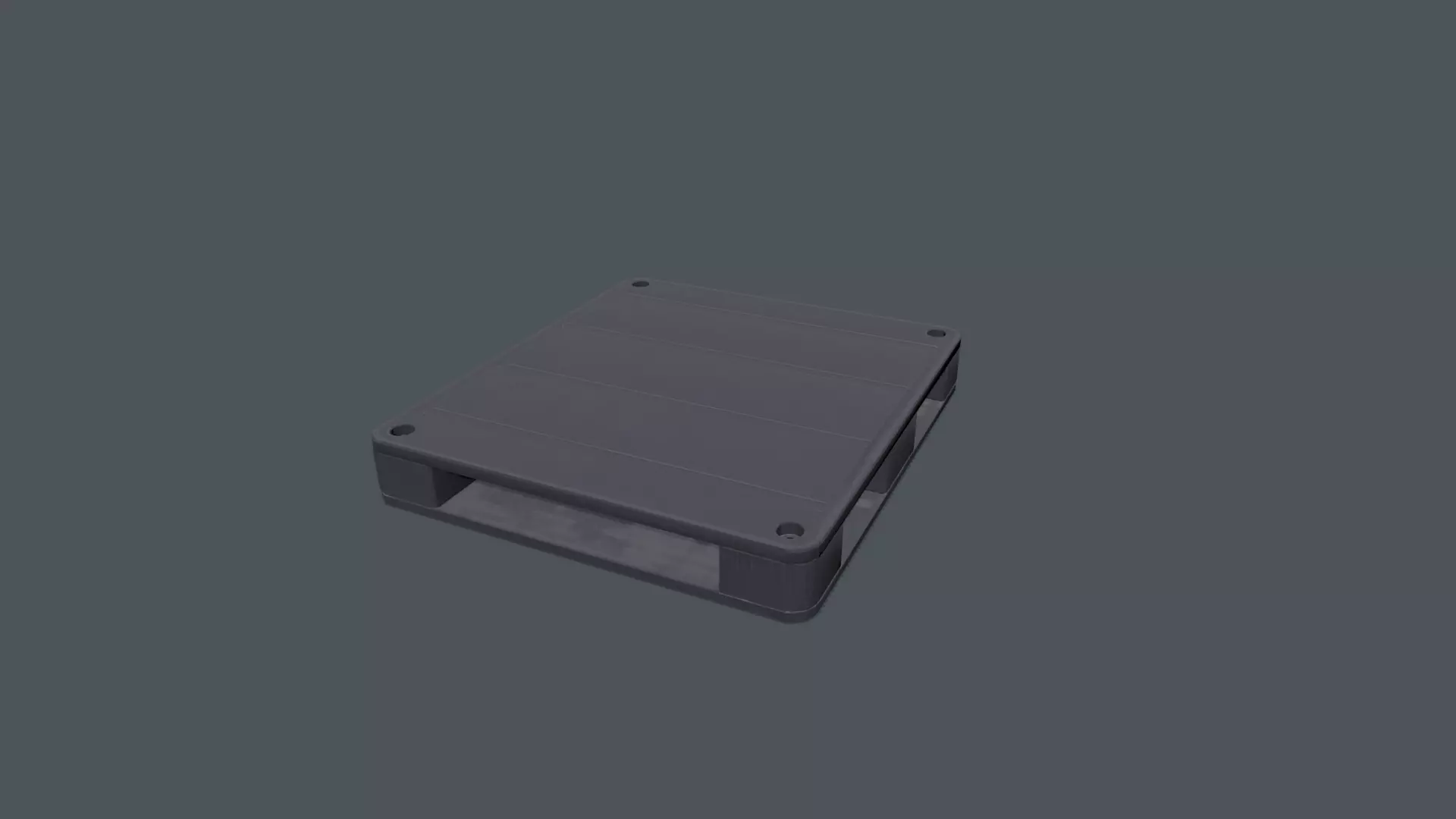 3D model Industrial Plastic Pallet - PBR Game Ready 3D Model VR / AR ...