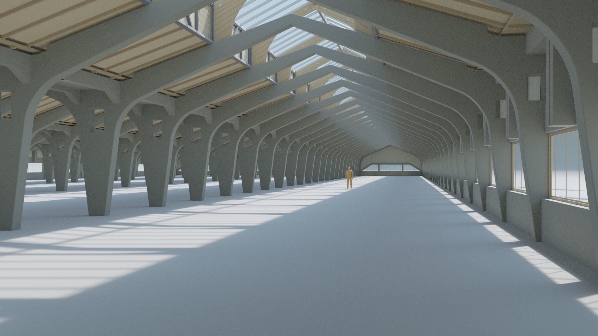 3D model Factory Hall Interior VR / AR / low-poly | CGTrader