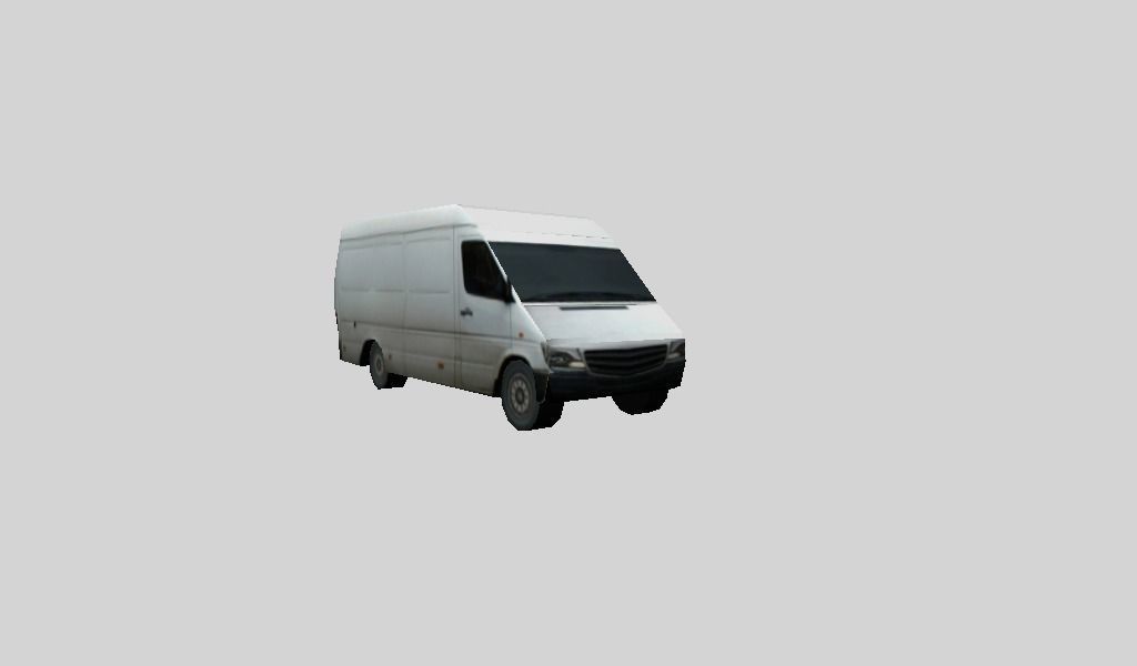 low poly van mercedes sprinter free VR / AR / low-poly 3D model | CGTrader