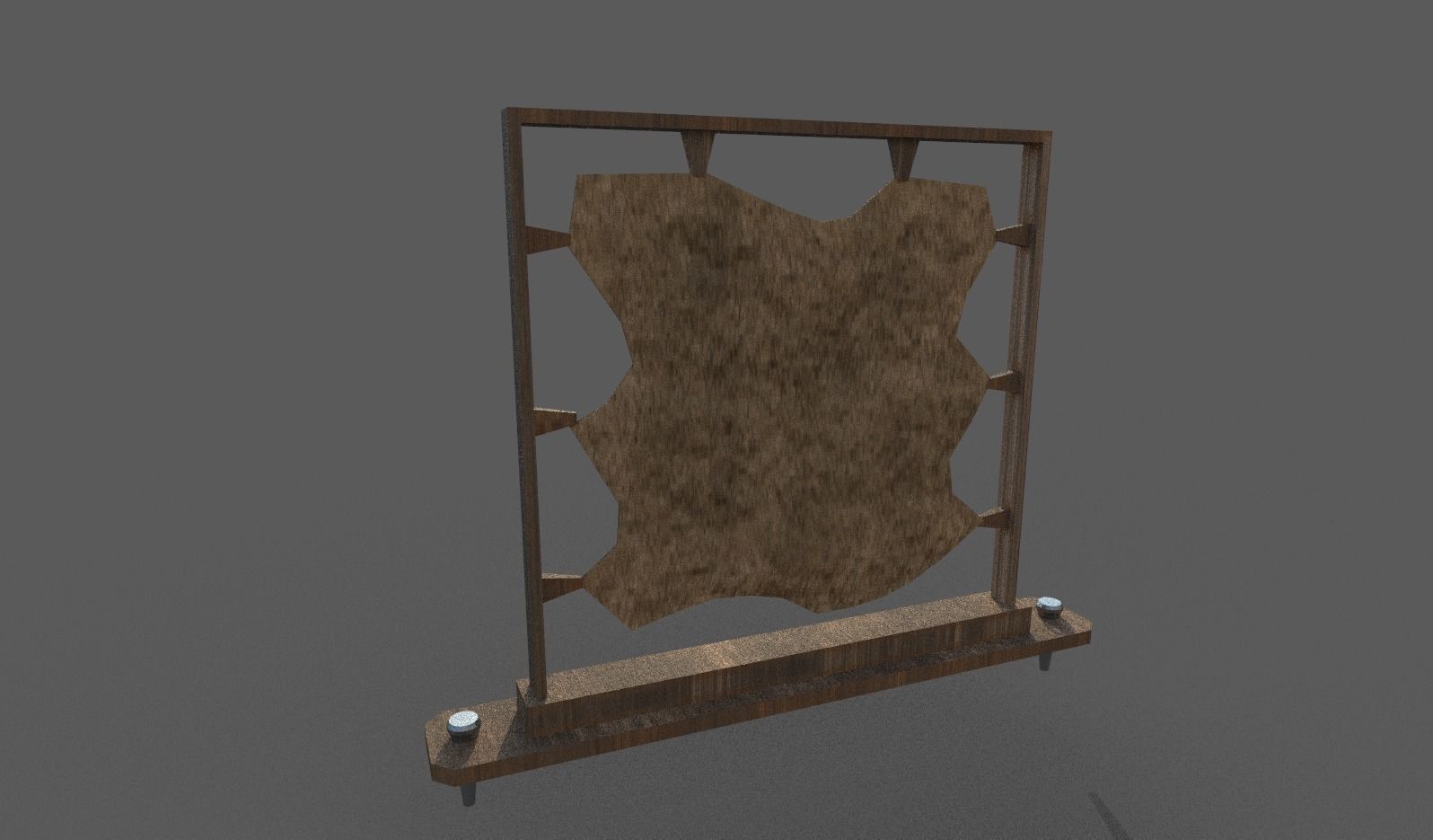 3D model Tanning Rack VR / AR / low-poly | CGTrader