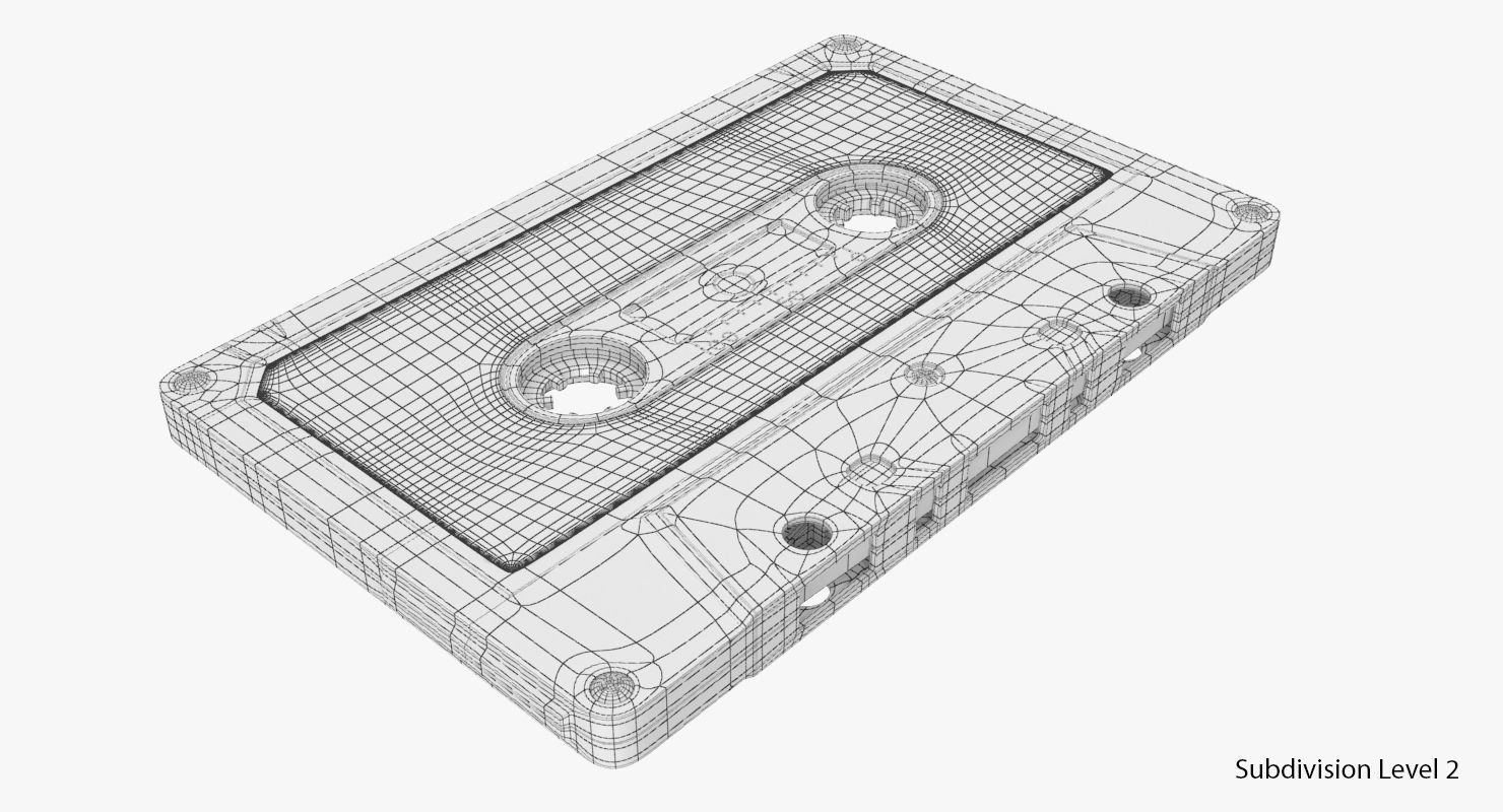 High Detailed Vintage Cassette 3D model | CGTrader