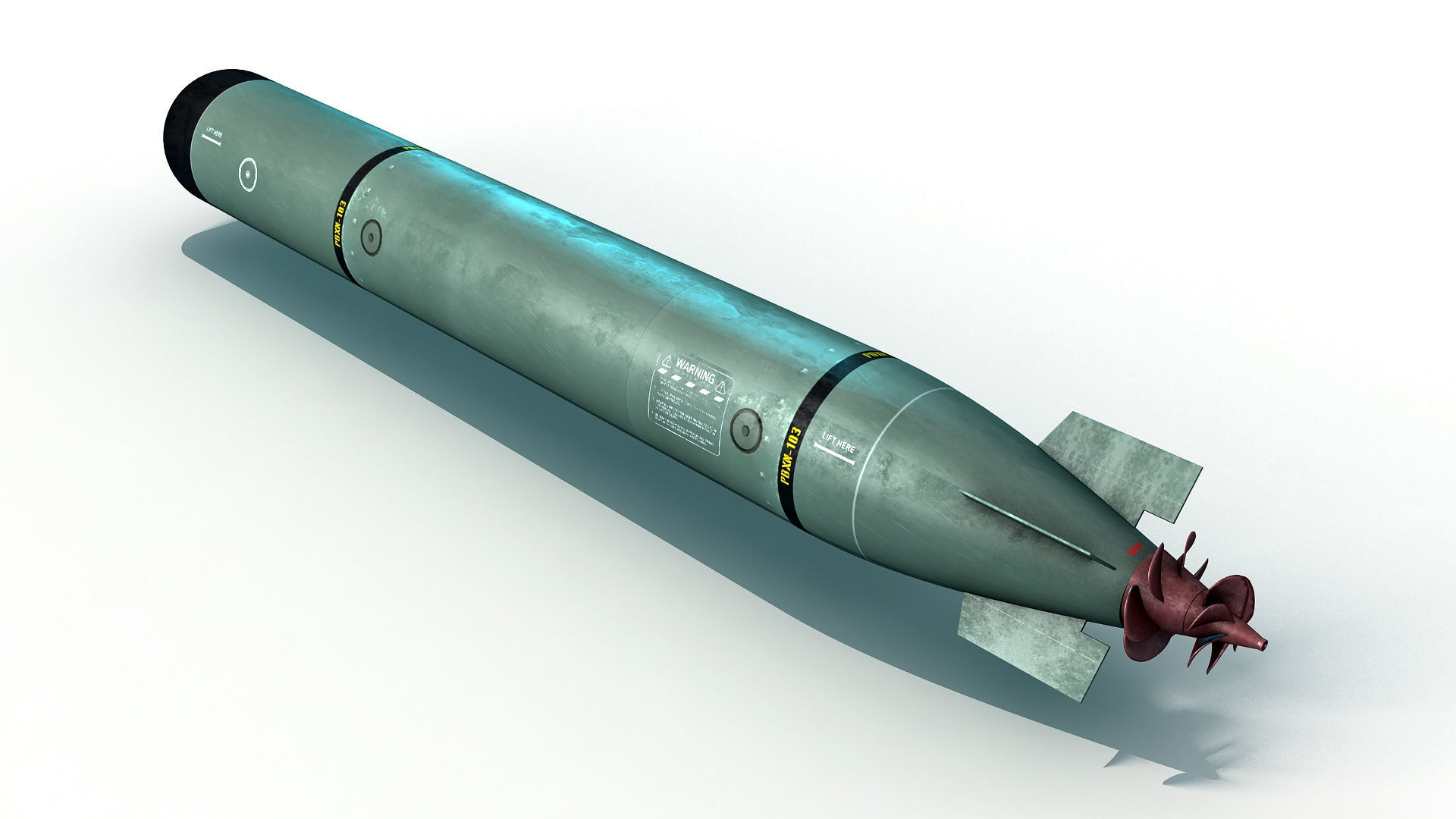 3D model Torpedo Mark 46 VR / AR / low-poly | CGTrader