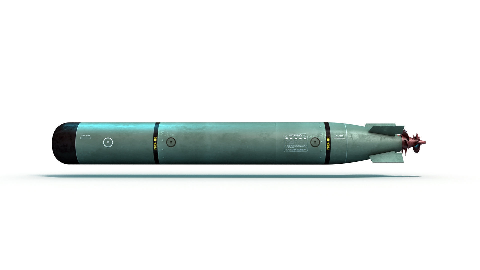 3D model Torpedo Mark 46 VR / AR / low-poly | CGTrader