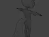 3D model Red Feline Casual 3D Character Model VRChat VTuber Unity Ready ...