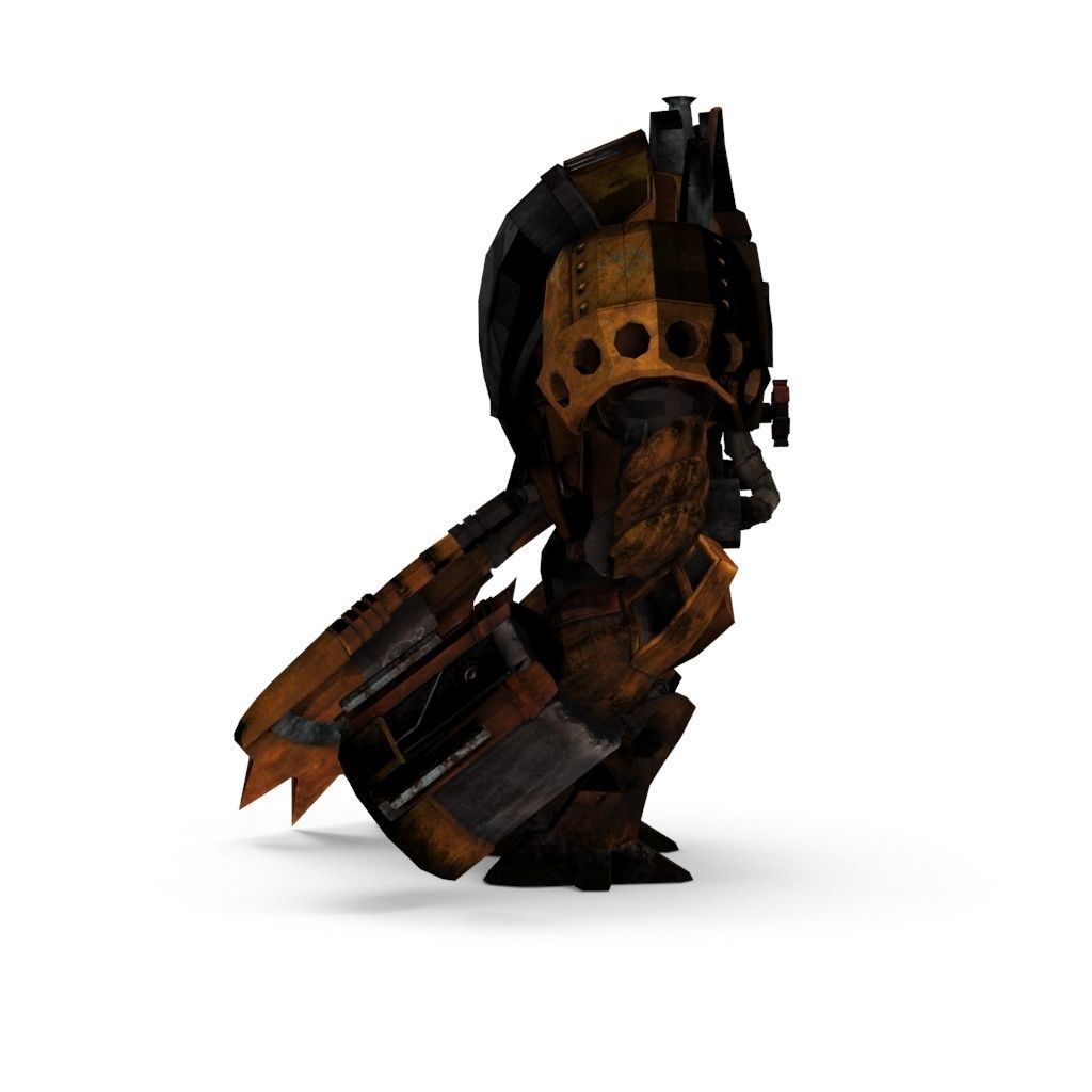 3D model steam Punk Robot VR / AR / low-poly | CGTrader