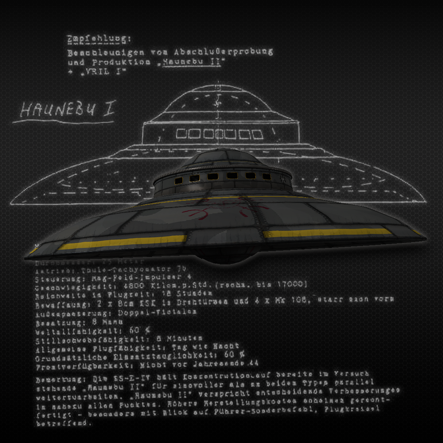 Haunebu I 3D Model Game ready .fbx - CGTrader.com