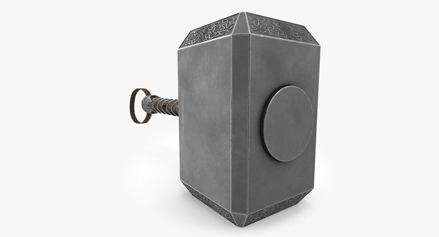 Mjolnir Hammer 3D model | CGTrader