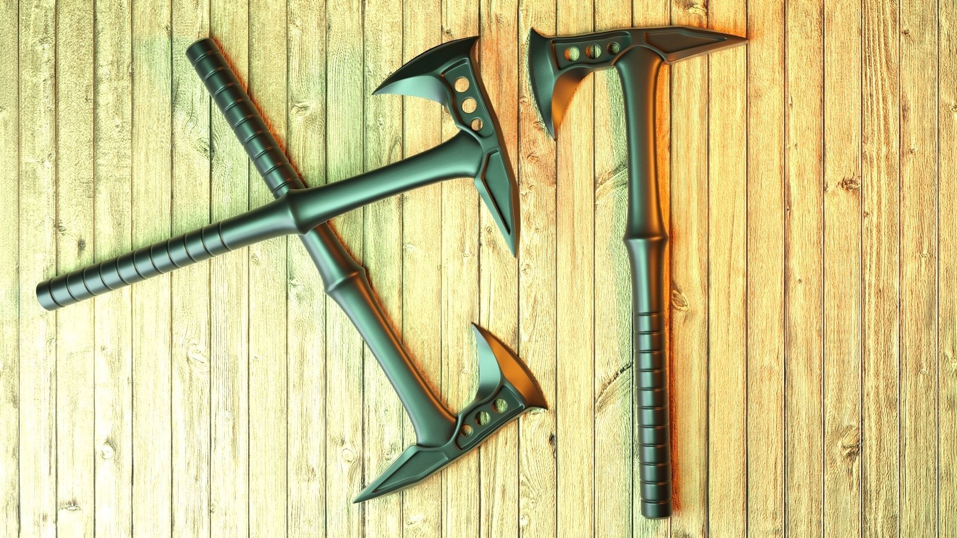 Airsoft Tomahawk 3D model 3D printable | CGTrader