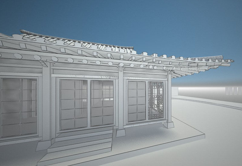3D model Hanok Korean house VR / AR / low-poly | CGTrader