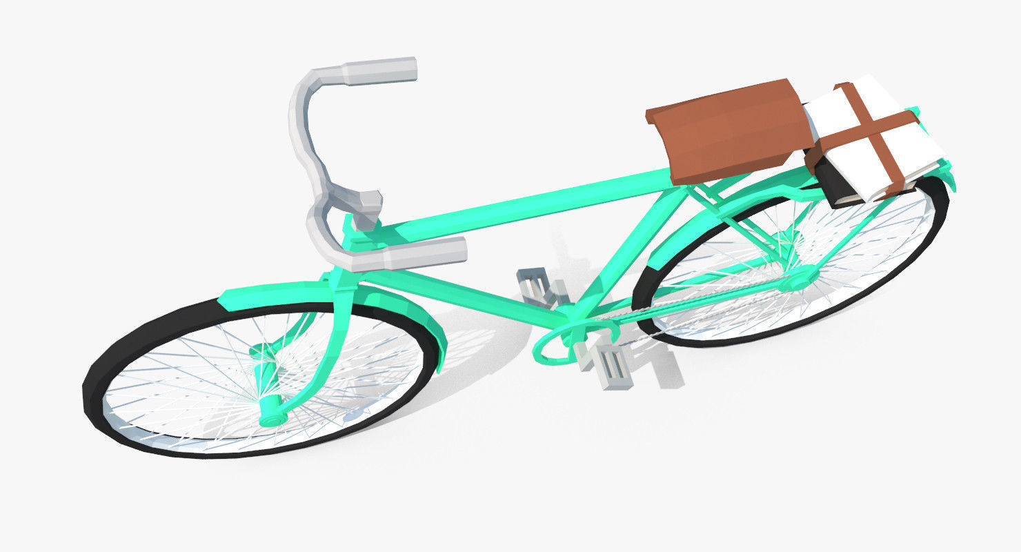 3D model Vintage Bicycle isometric style VR / AR / low-poly | CGTrader