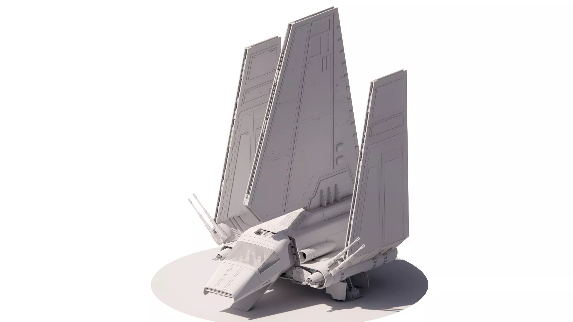 Spaceship-spacecraft-Ultra202 3D model animated rigged | CGTrader