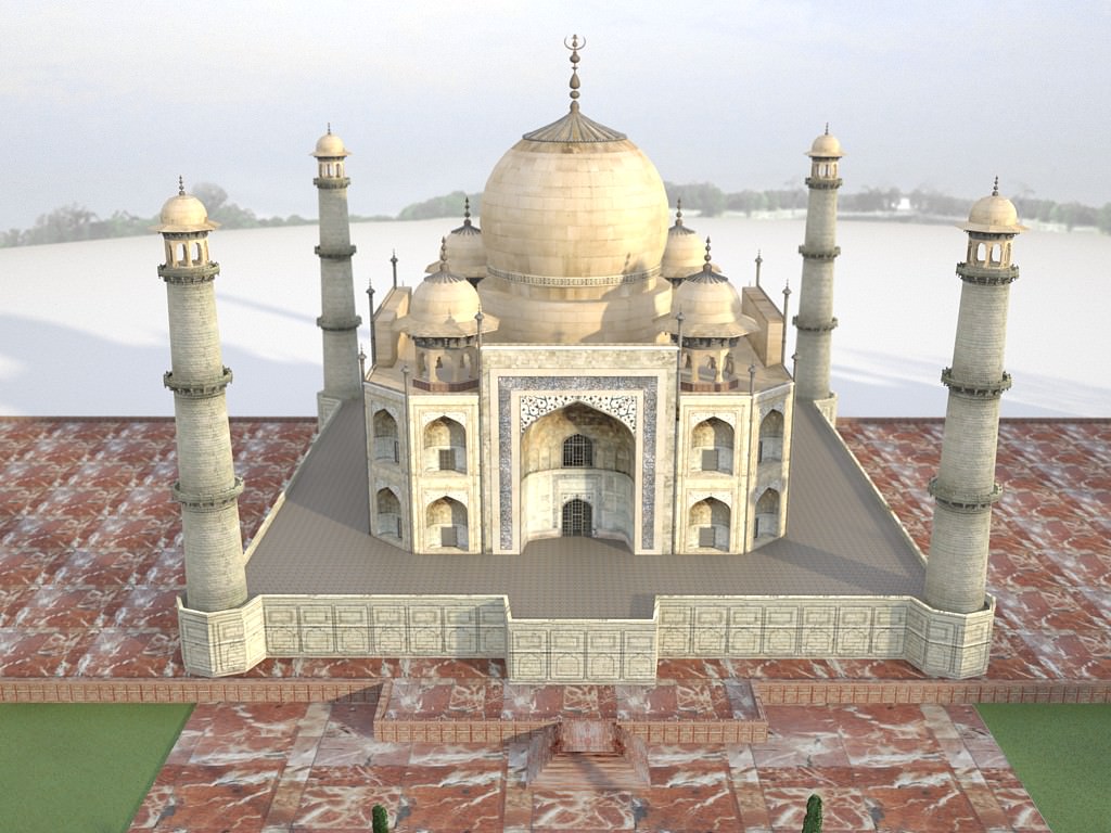 Taj Mahal Palace 3D model | CGTrader