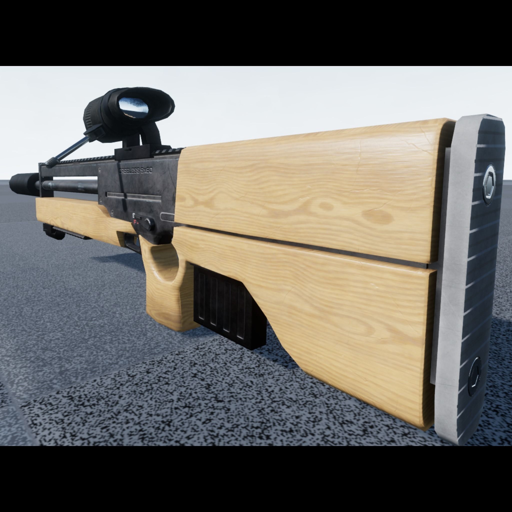 3D model WD3000 Sniper Rifle VR / AR / low-poly | CGTrader