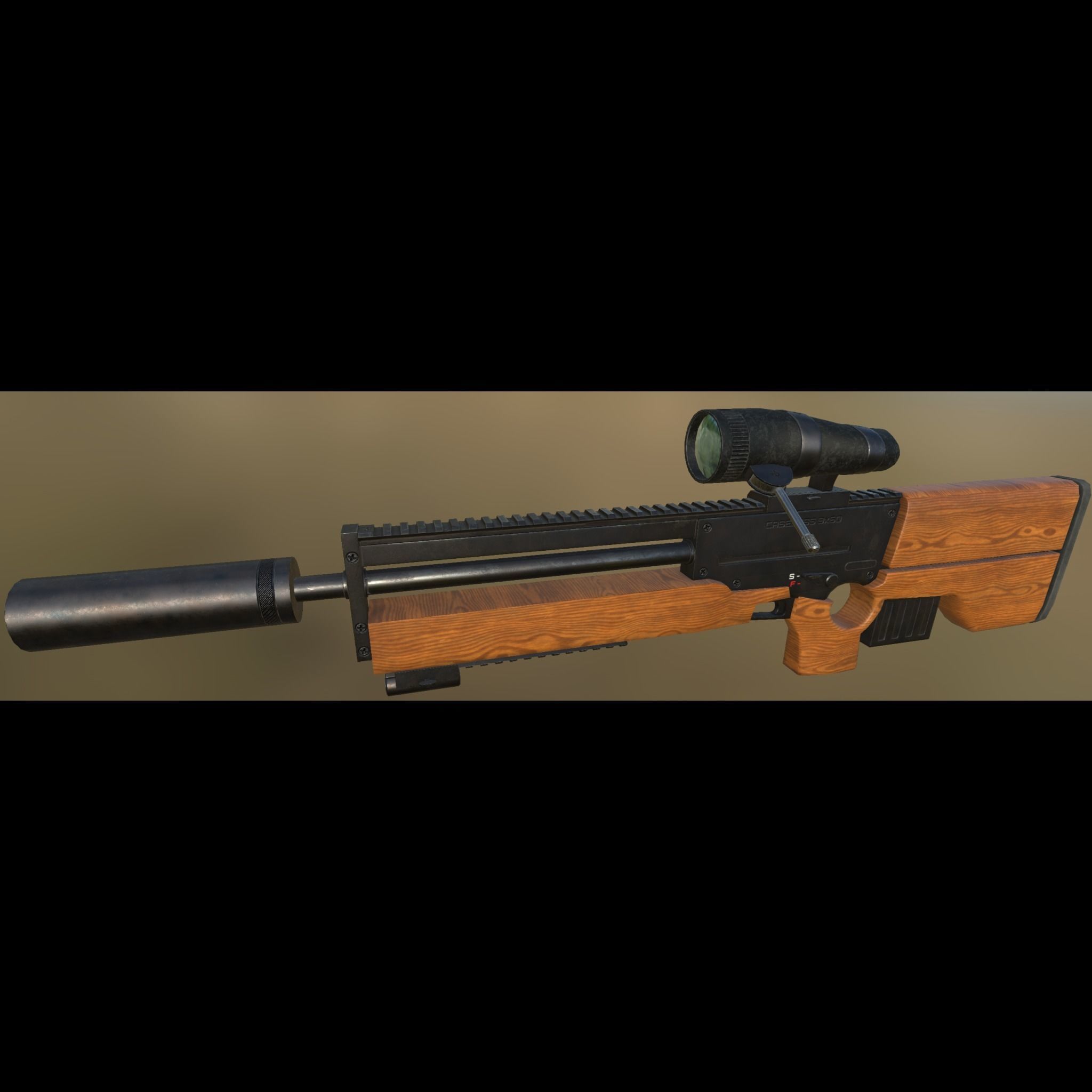 3D model WD3000 Sniper Rifle VR / AR / low-poly | CGTrader