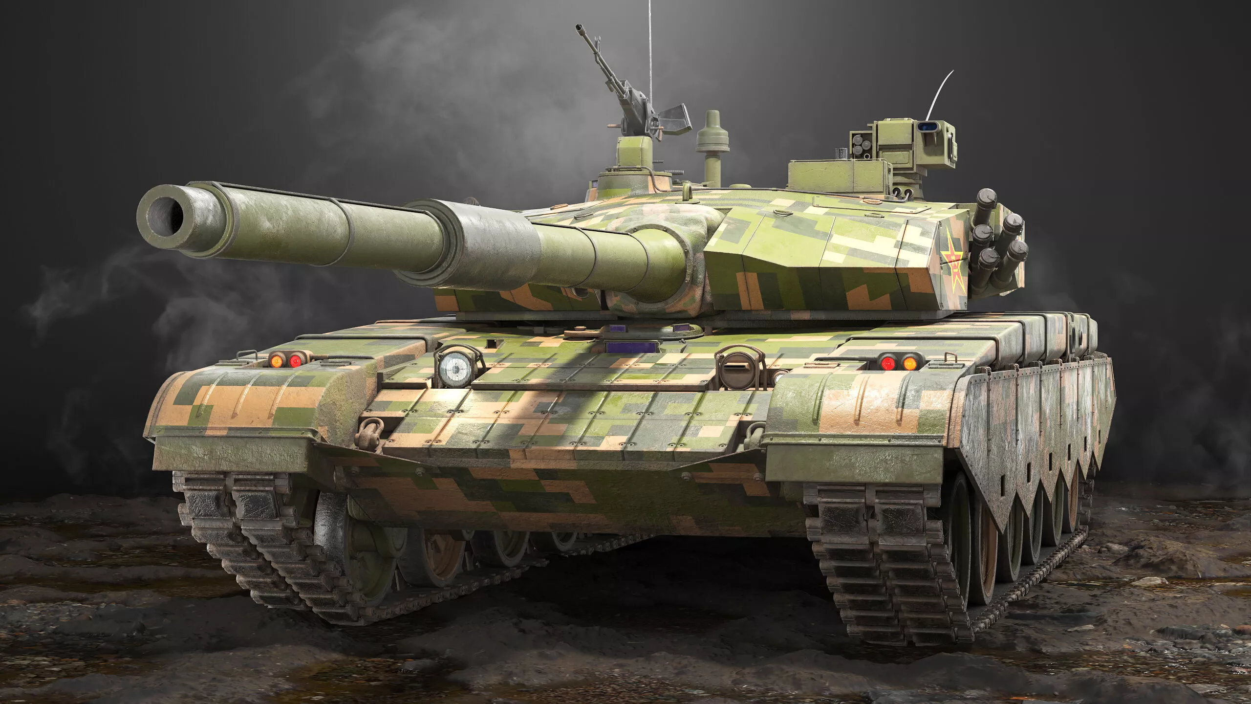 ZTZ Type 99 Chinese Tank PBR 3D model | CGTrader