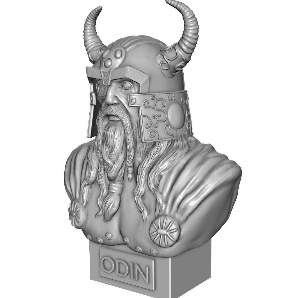 odin god 3D model 3D printable | CGTrader