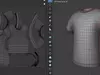 3D model Spain Style Football Jersey 02 - Game-Ready VR / AR / low-poly ...