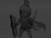 3D model Chibi Shield Warrior - Game Ready 3D Model VR / AR / low-poly ...