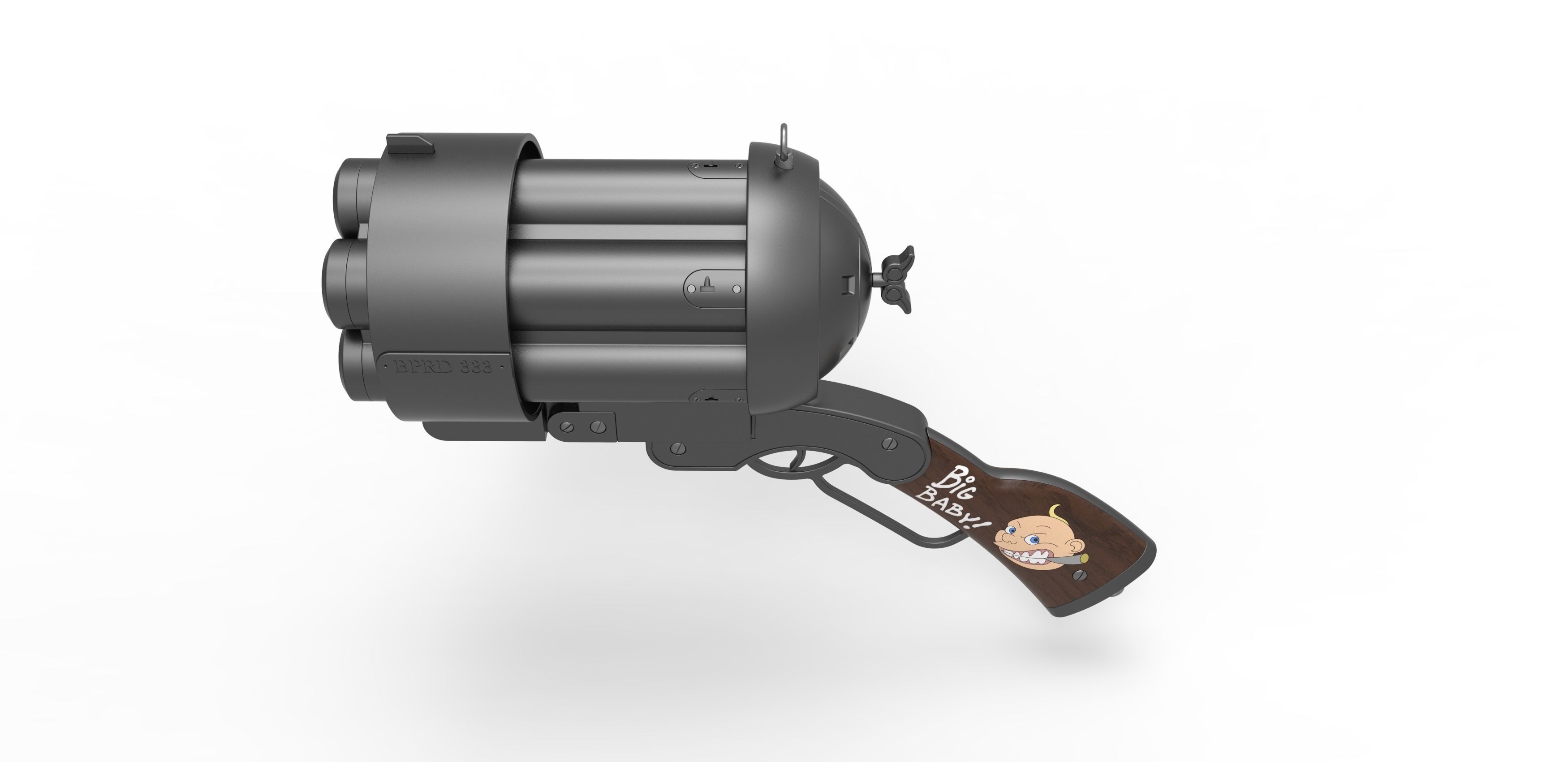 Big Baby Revolver from the movie Hellboy 2 The Golden Army 2008 3D ...