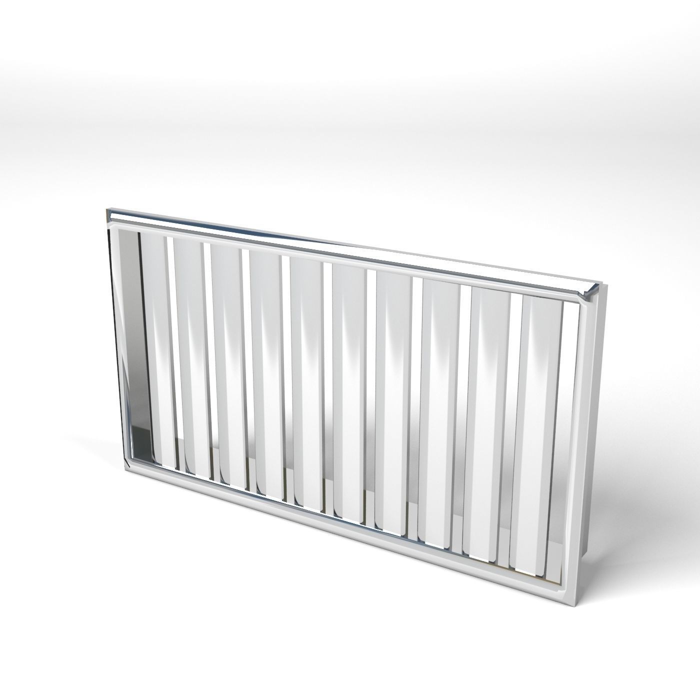 Simple metal air vent 3D model | CGTrader