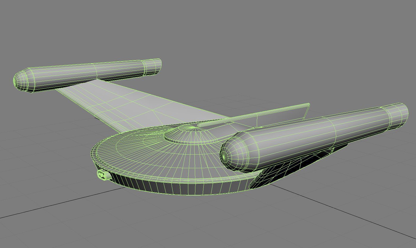 The Romulan Birds of Prey starships 3D model | CGTrader
