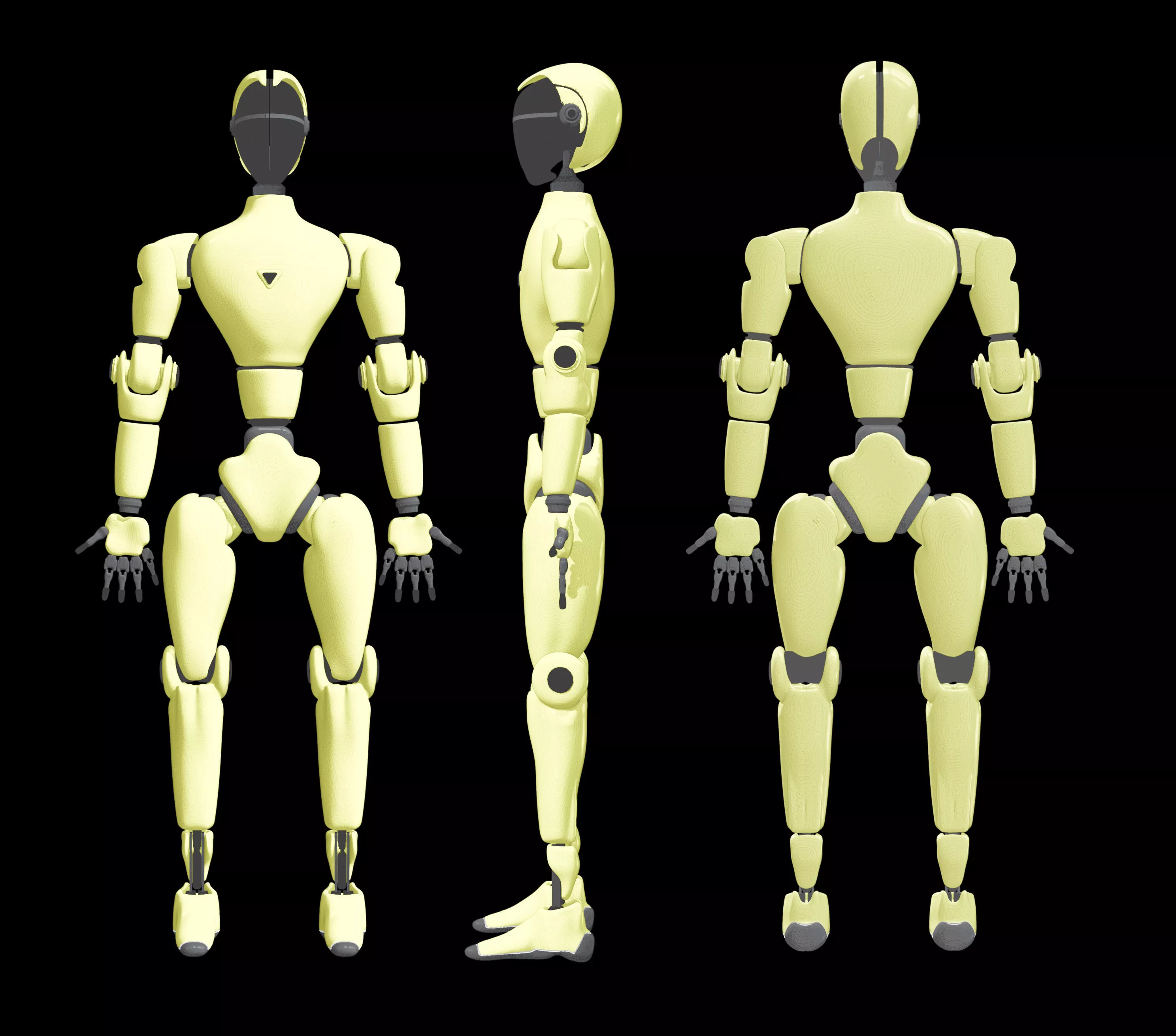 Robot Humanoide H4 3D model 3D printable | CGTrader