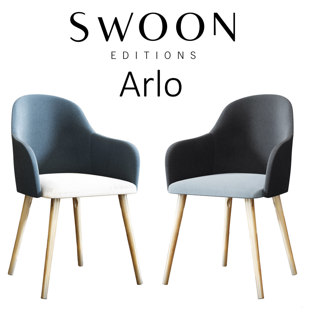 Arlo Chair by Swoon Editions 3D model | CGTrader