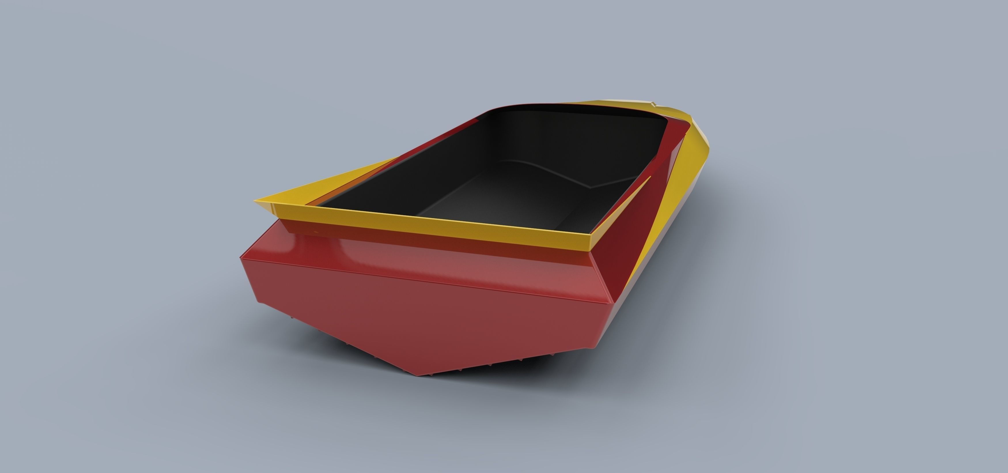 Hull of jet sprint boat 3D model | CGTrader