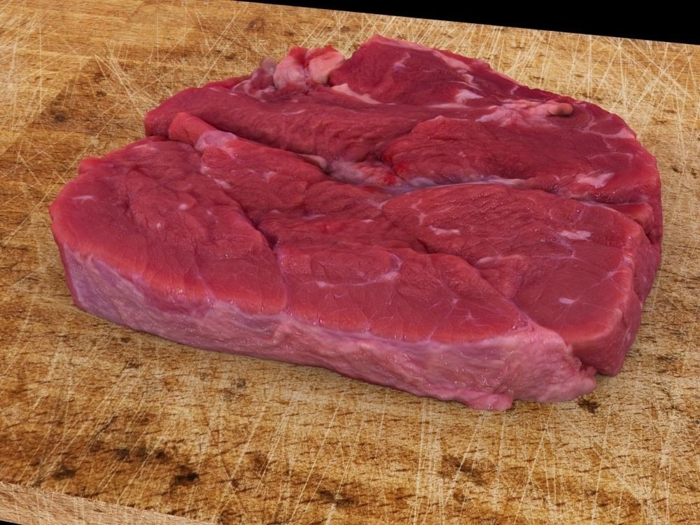Steak - low poly meat meat 3D model | CGTrader