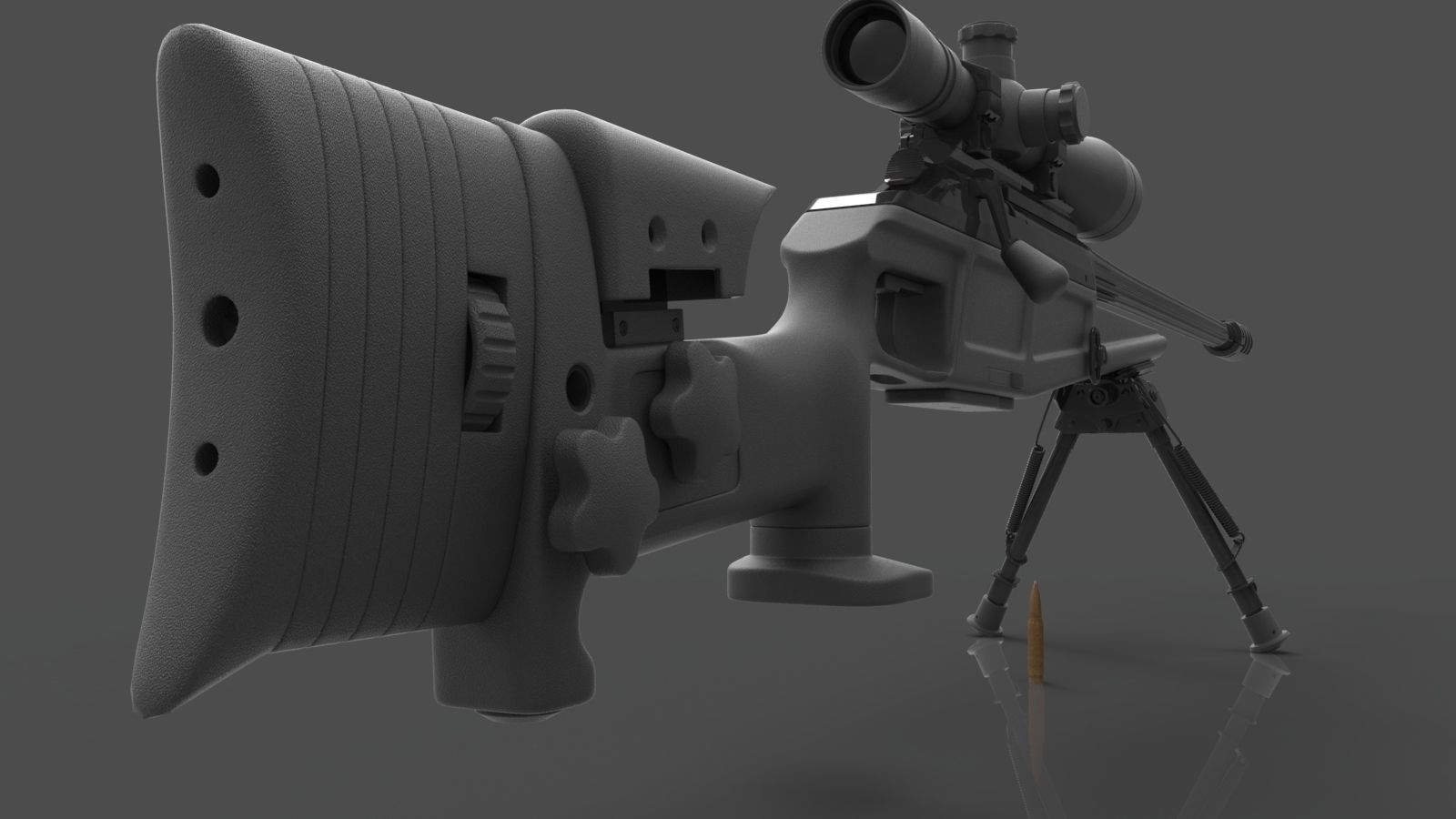 Blaser R93 LRS3 3D model | CGTrader