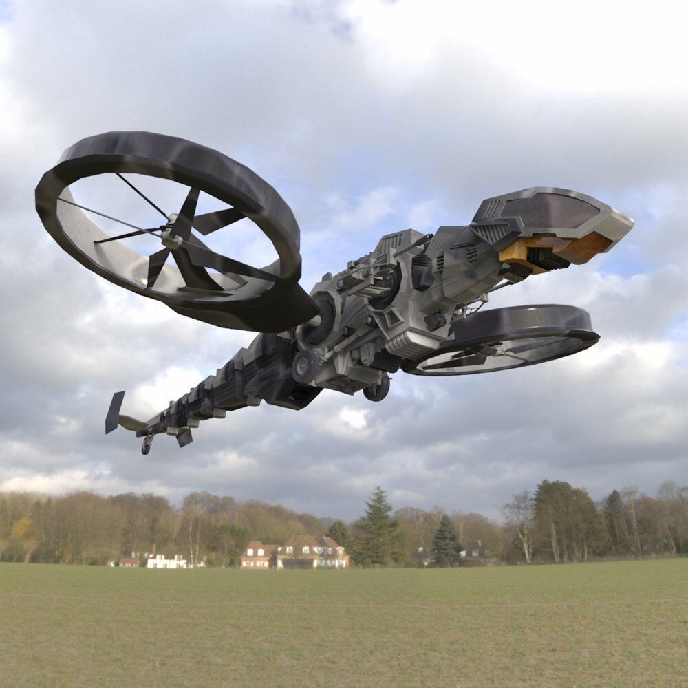 Double Coptor in obj format 3D model | CGTrader