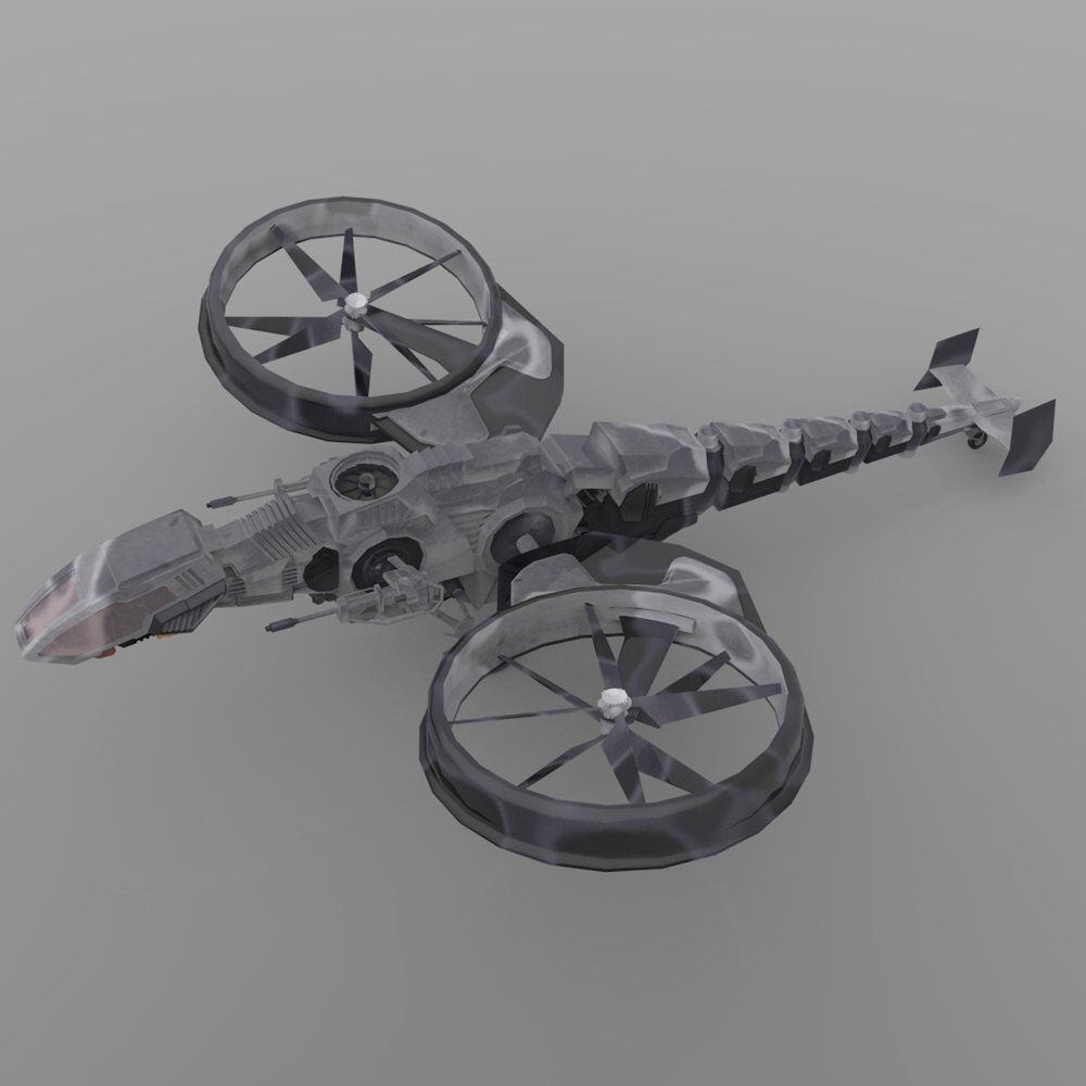 Double Coptor in obj format 3D model | CGTrader