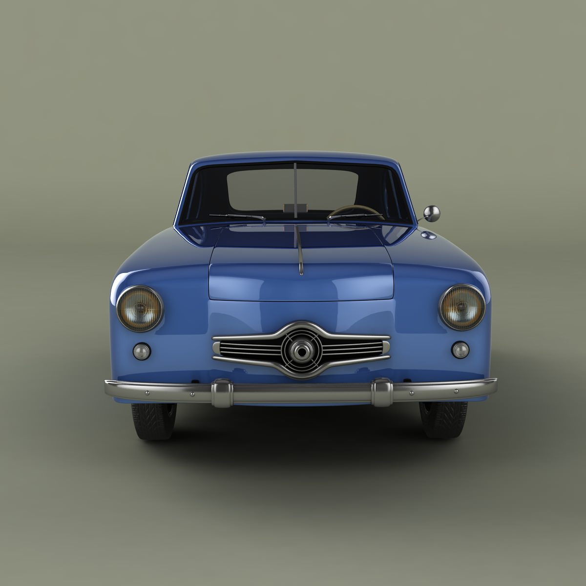Panhard Dyna Junior Coupe 3D model | CGTrader