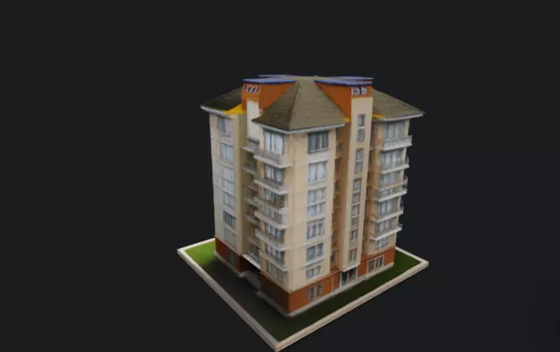Apartment Building 9 Game Ready 3D model | CGTrader