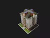 Apartment Building 9 Game Ready 3D model | CGTrader