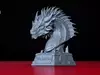Balerion The Black Dread Bust STL House of the Dragon 3D Print 3D model ...