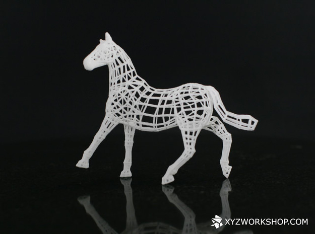 Wireframe Horse- Small 3D model 3D printable | CGTrader