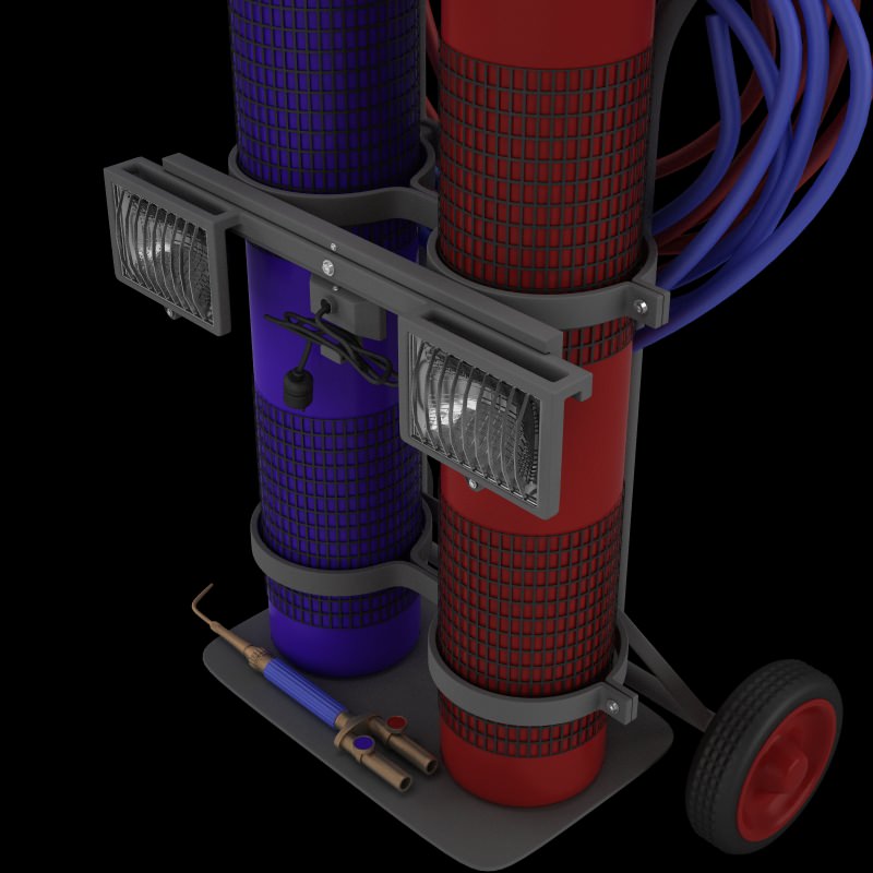 welding setup 3D model | CGTrader