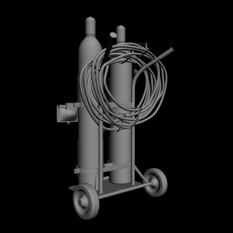 welding setup 3D model | CGTrader