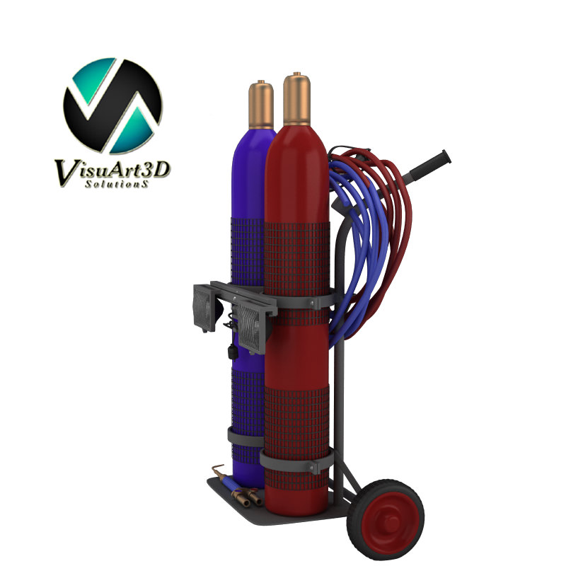 welding setup 3D model | CGTrader