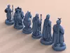 The Indian Chess Set 3D model 3D printable | CGTrader
