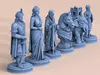 The Indian Chess Set 3D model 3D printable | CGTrader