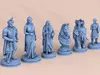 The Indian Chess Set 3D model 3D printable | CGTrader