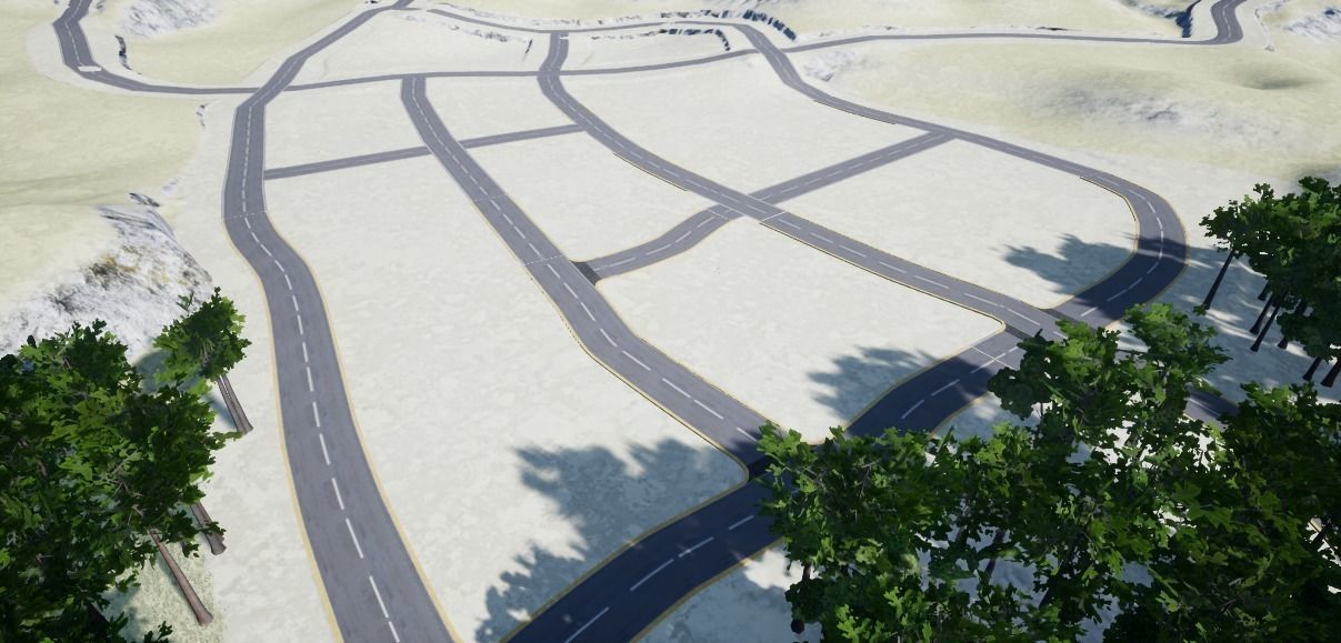 3D model Spline Road Set VR / AR / low-poly | CGTrader