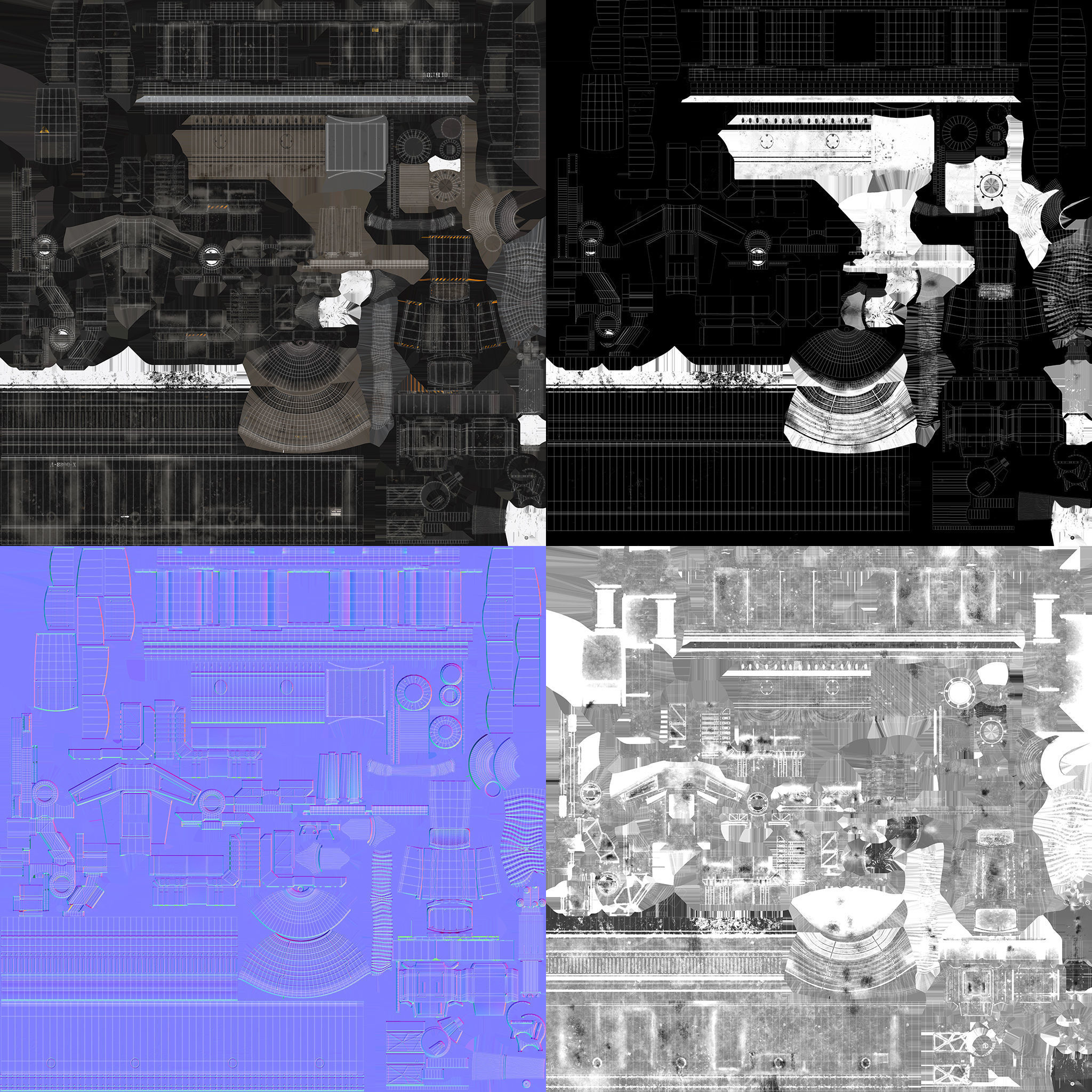 Turret Game Ready PBR Textures free VR / AR / low-poly 3D model | CGTrader