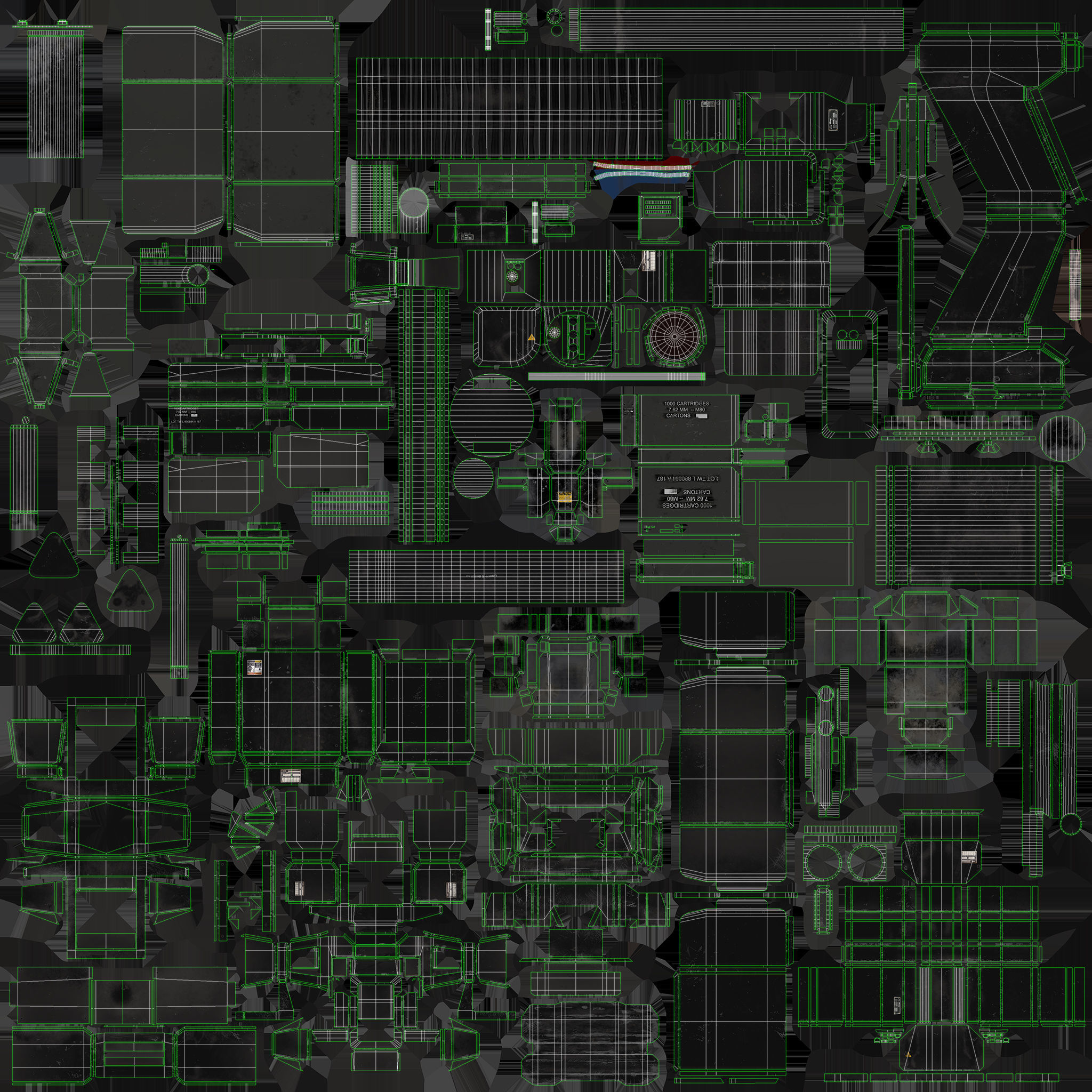 3D model Turret Sentry Game Ready PBR Textures VR / AR / low-poly ...