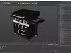 Blackstone Air Fryer Gas Grill with Propane Tank Black 3D model | CGTrader