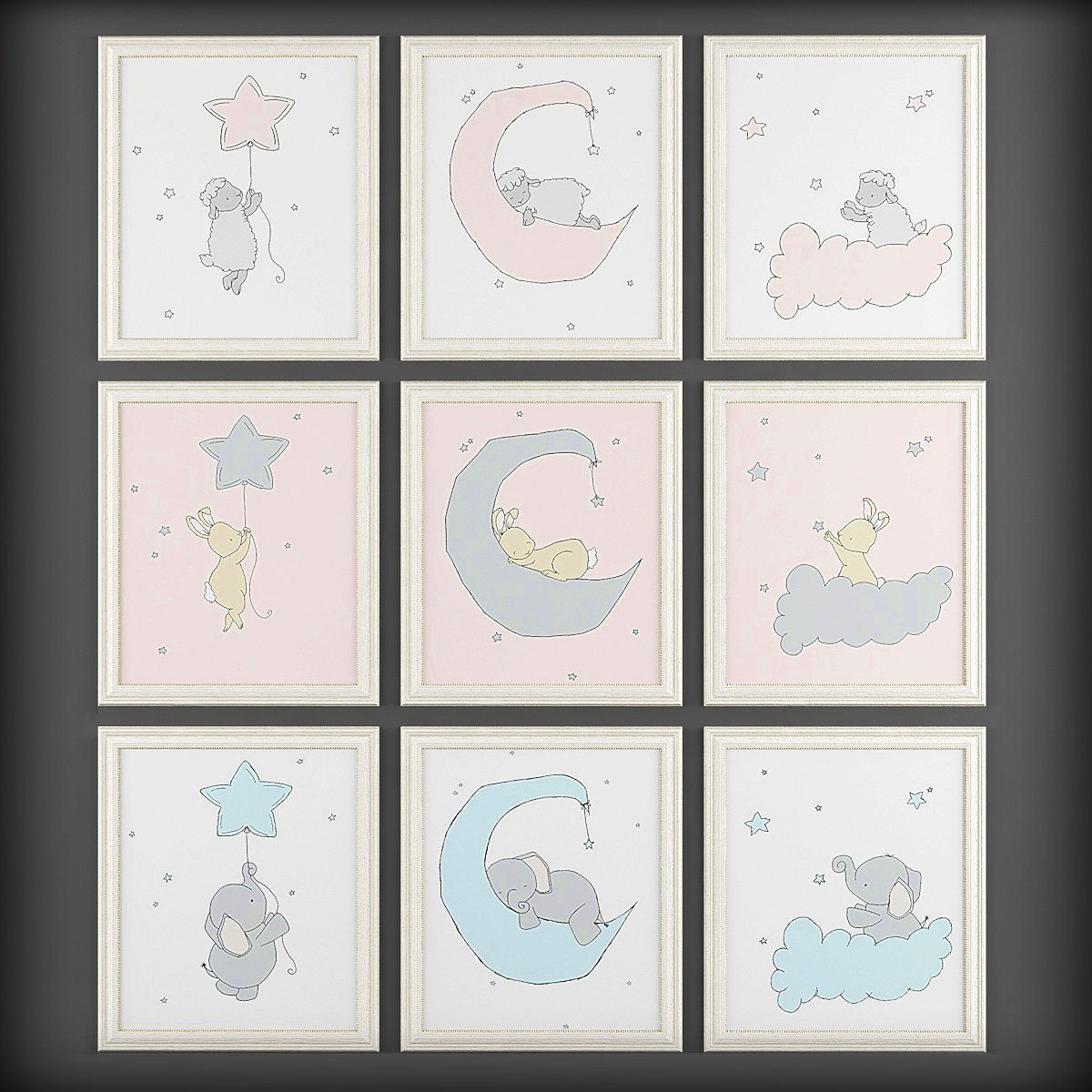 3D model Picture Frames VR / AR / low-poly | CGTrader