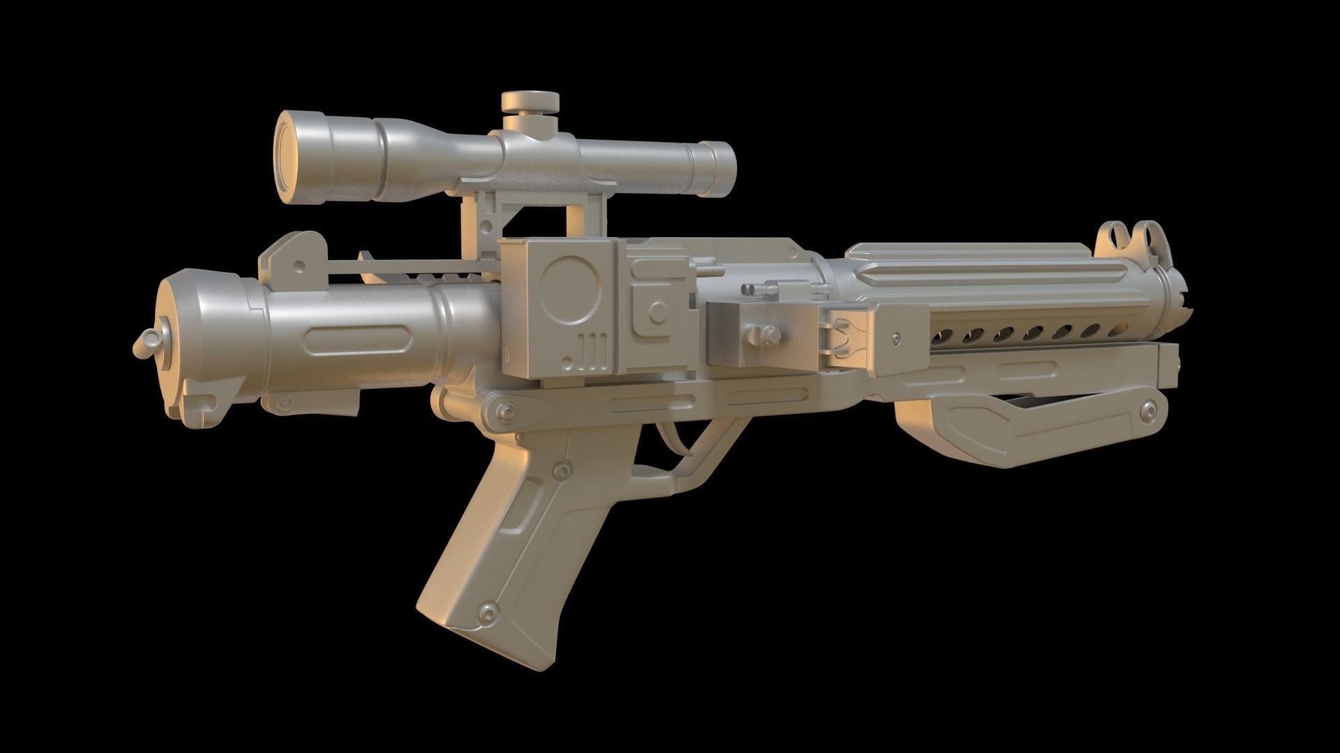 3D model Blaster F11-D VR / AR / low-poly | CGTrader