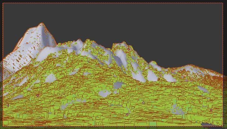 3D model Trees for particle system - for Blender 3D and Cycles VR / AR ...